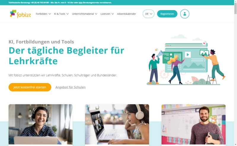 Fobizz – Die Plattform für digitale Bildung und Unterrichtstools - AIFactum